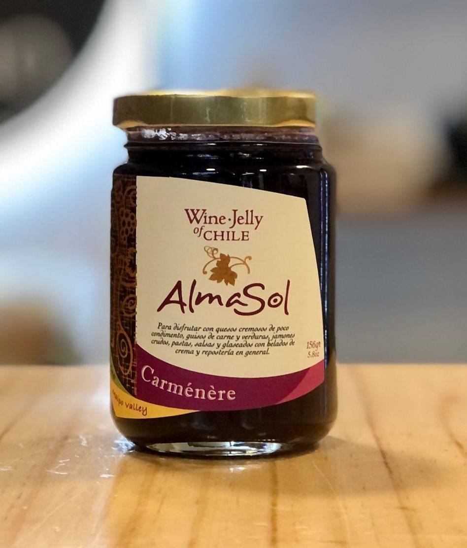 Jalea de Vino Carmenere 156 gr Alma Sol – Emporio San Ignacio