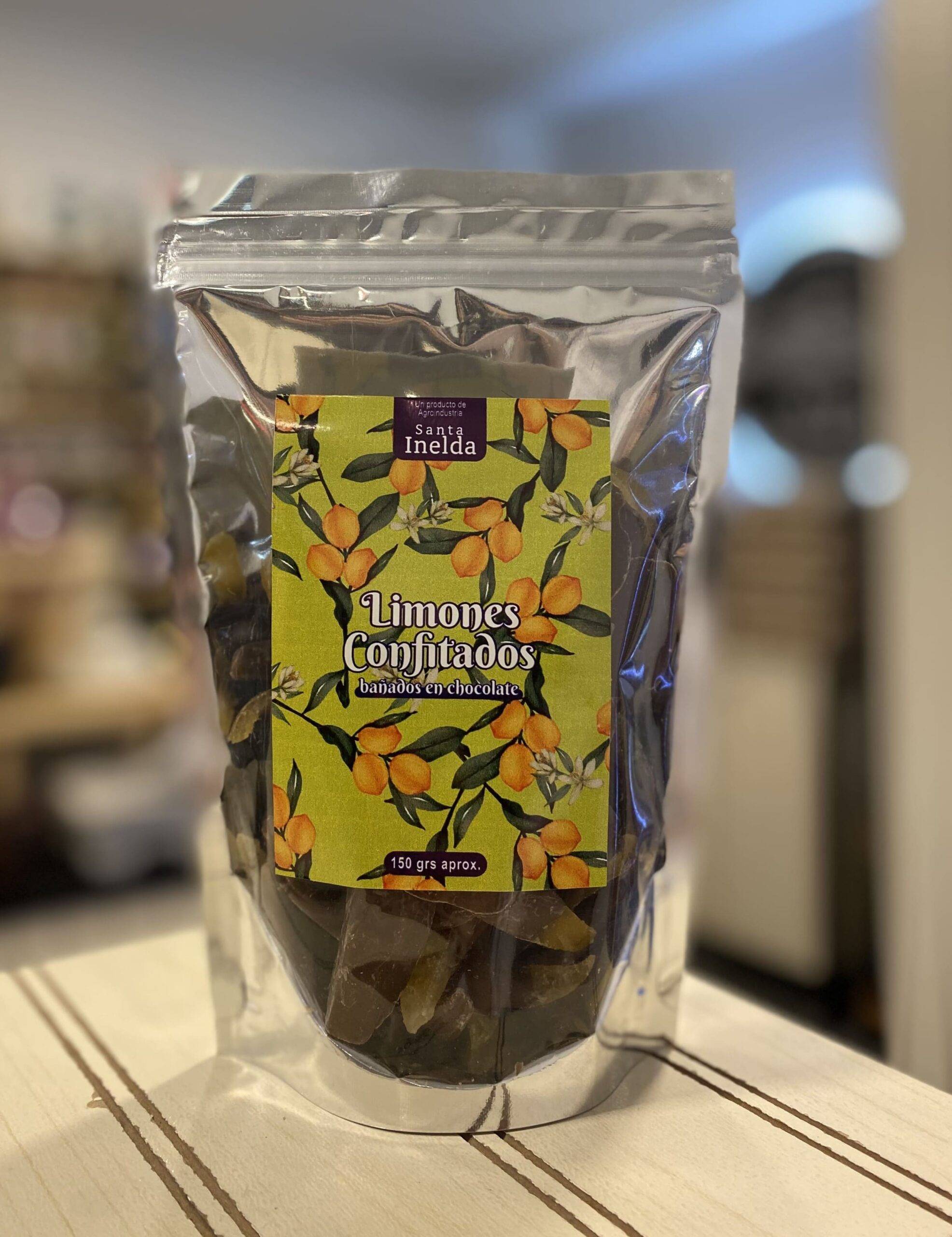 Limones Confitados Chocolatados 150 gr Santa Inelda – Emporio San Ignacio